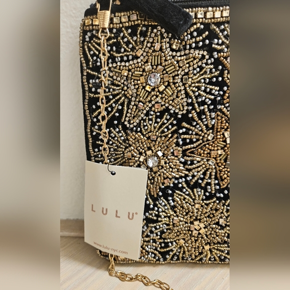 lulu nyc | Bags | Lulus Glass Seed Beaded Dressy Formal Clutch Bag ...